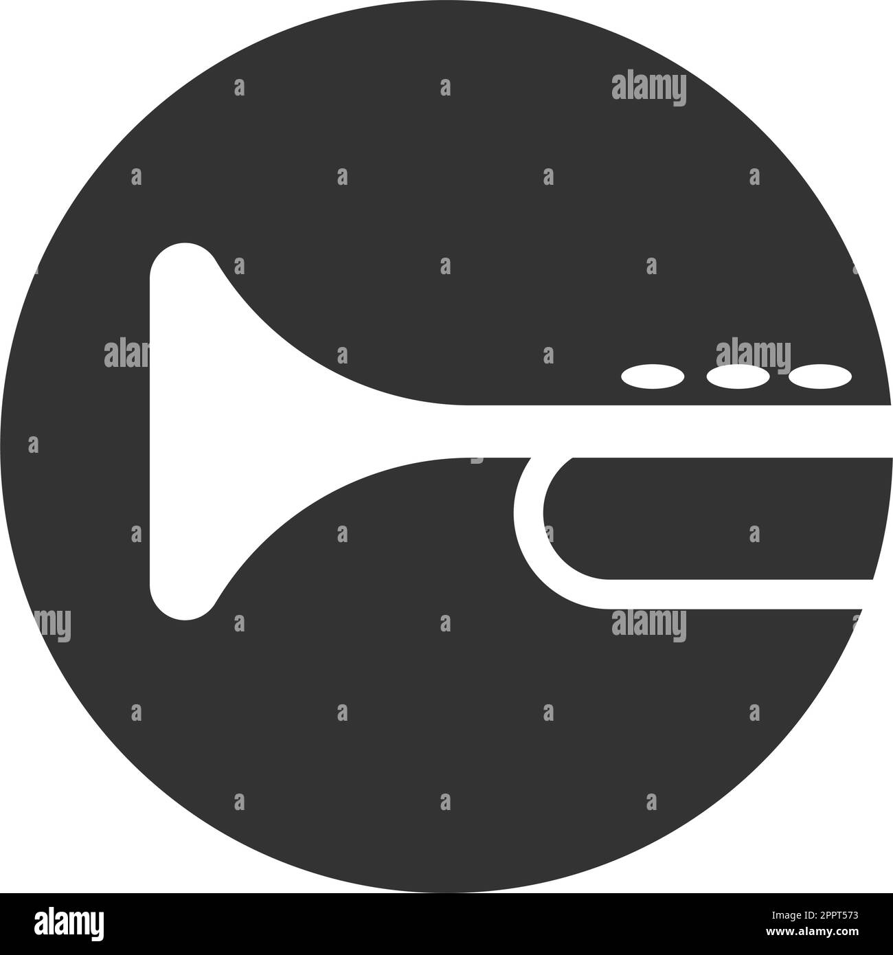 Trumpet logo icon design Stock Vector Image & Art - Alamy