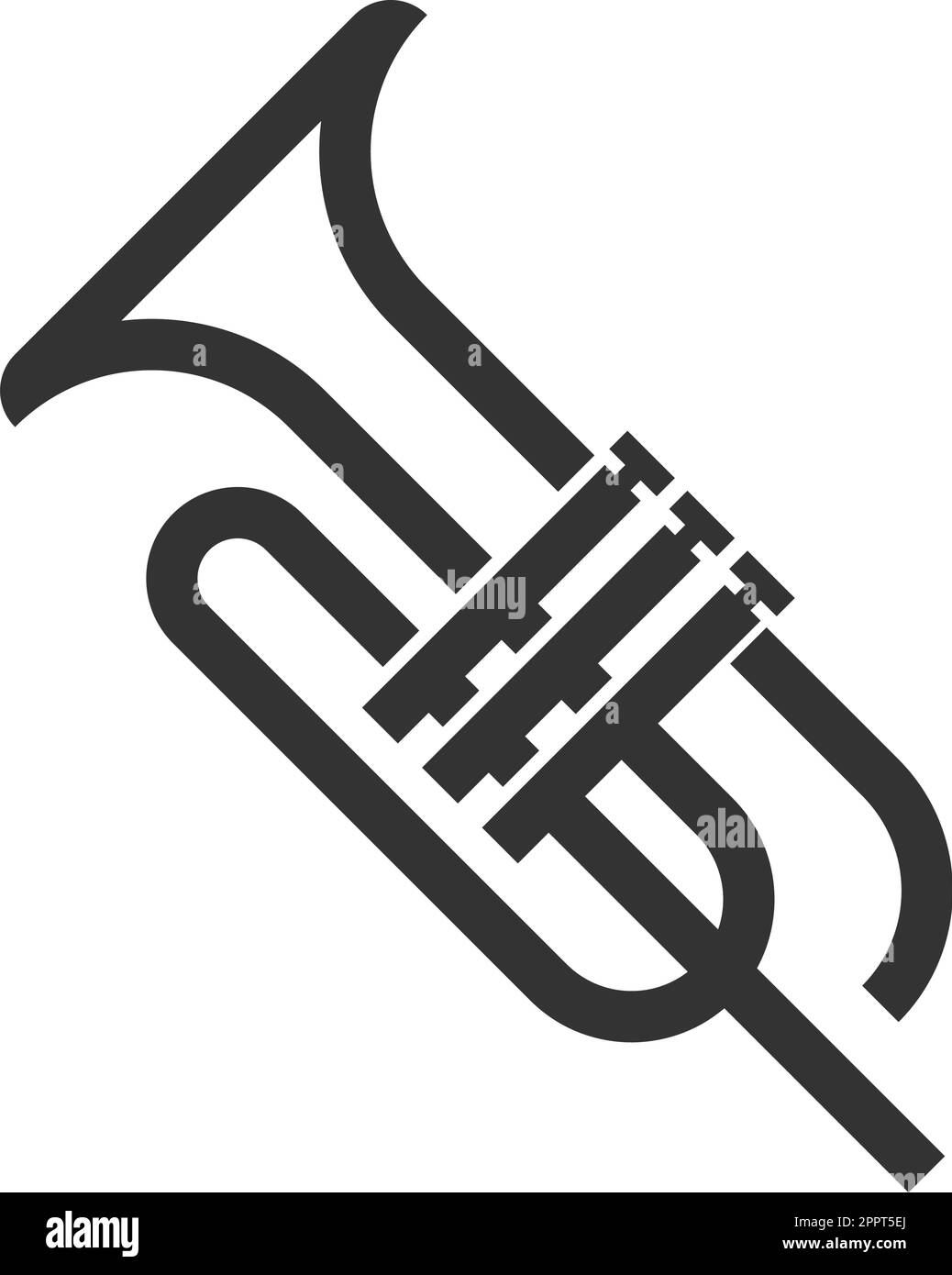 Trumpet logo icon design Stock Vector Image & Art - Alamy