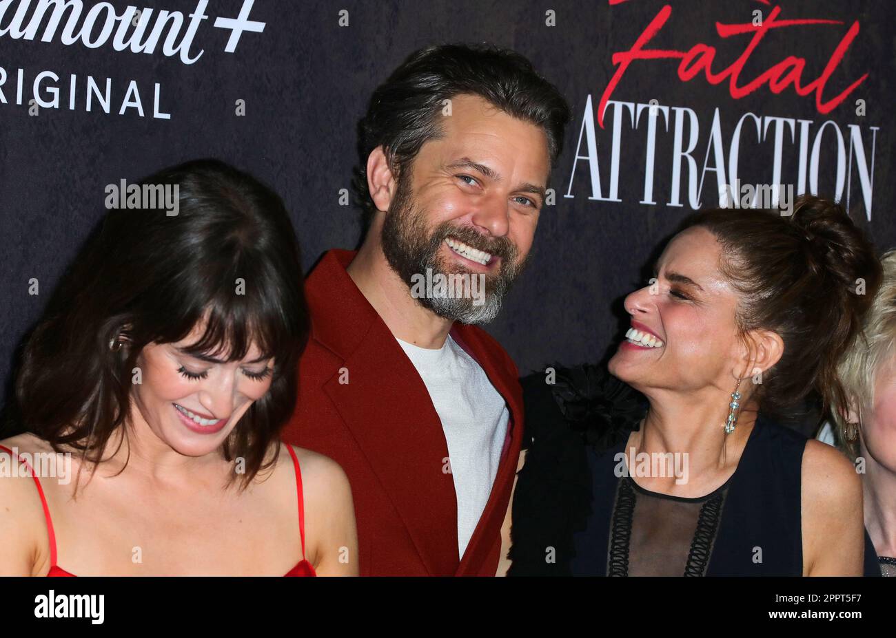 West Hollywood, USA. 24th Apr, 2023. Lizzy Caplan, Joshua Jackson ...