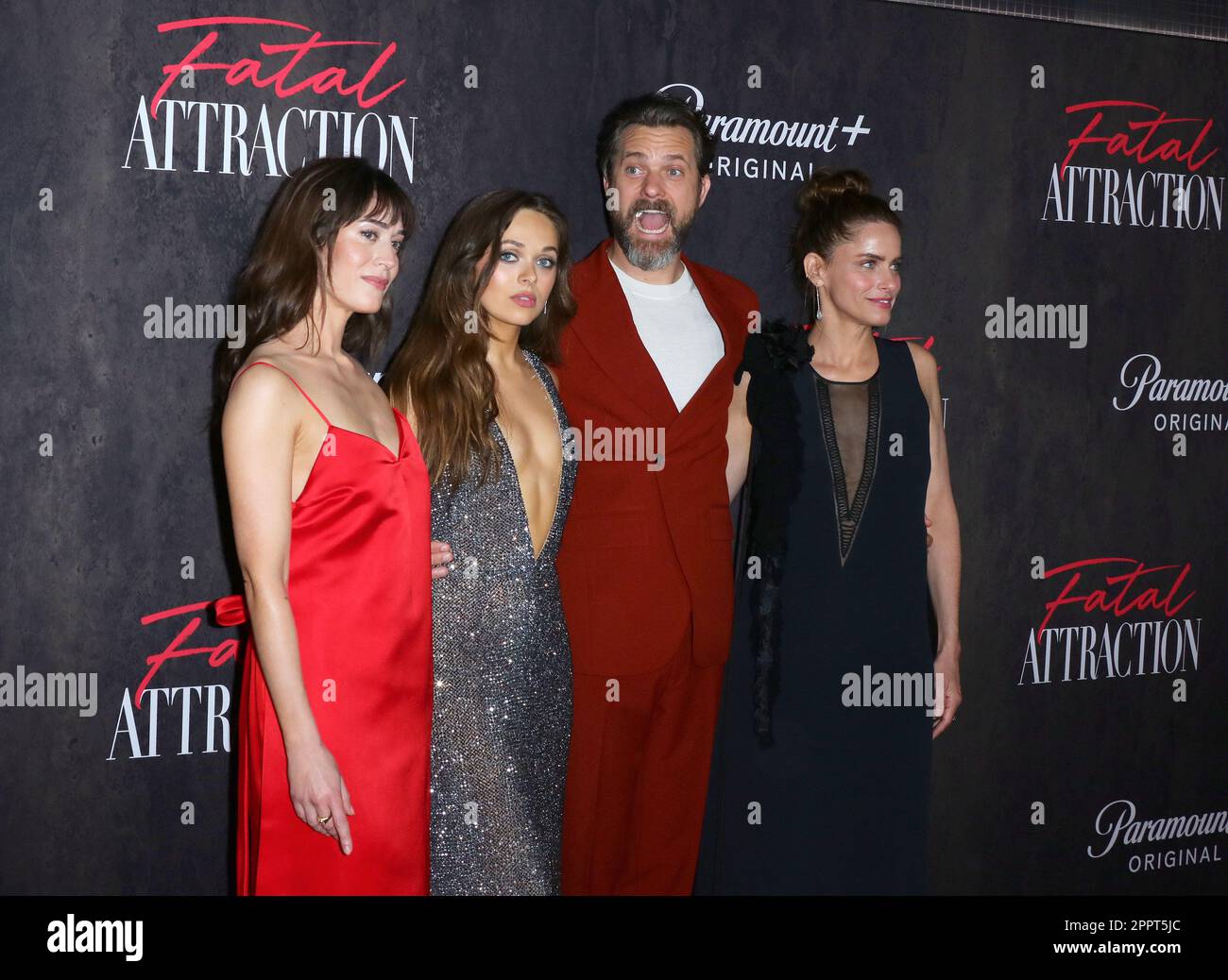 West Hollywood, USA. 24th Apr, 2023. Lizzy Caplan, Alyssa Jirrels ...