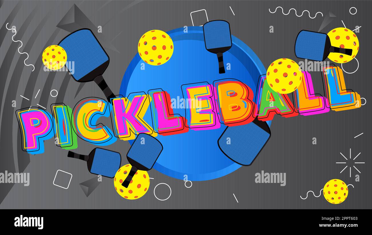 Pickleball match Stock Vector Images - Alamy