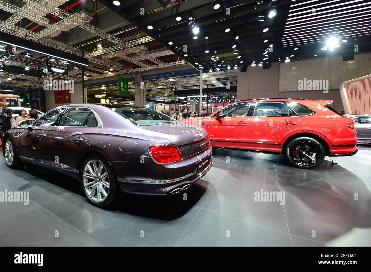 SHANGHAI, CHINA - APRIL 21, 2023 - A new car is displayed at the ...