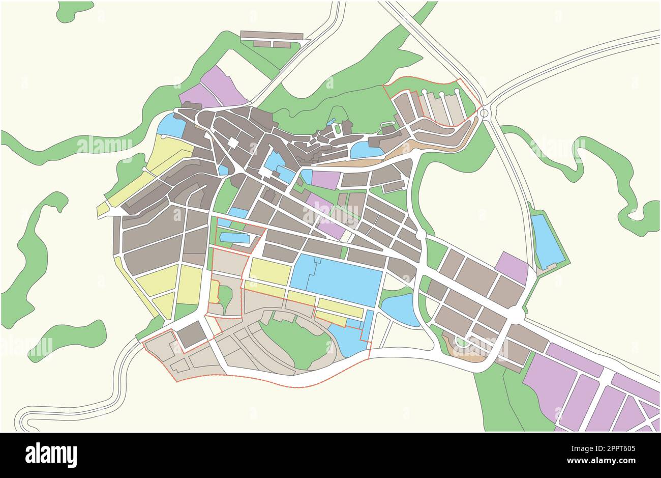 Fictional city concept hi-res stock photography and images - Alamy