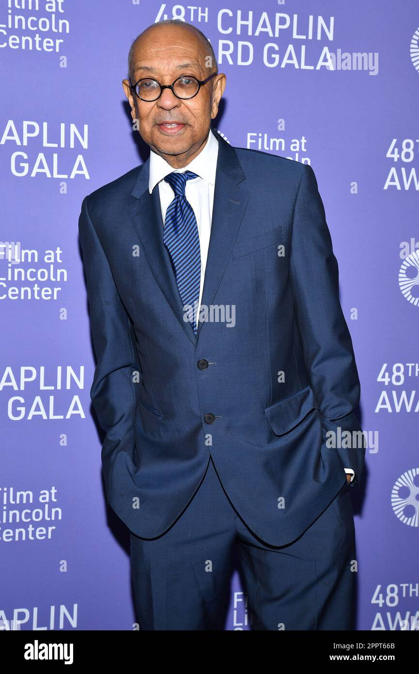 New York, USA. 24th Apr, 2023. George C. Wolfe attends the 48th Chaplin ...