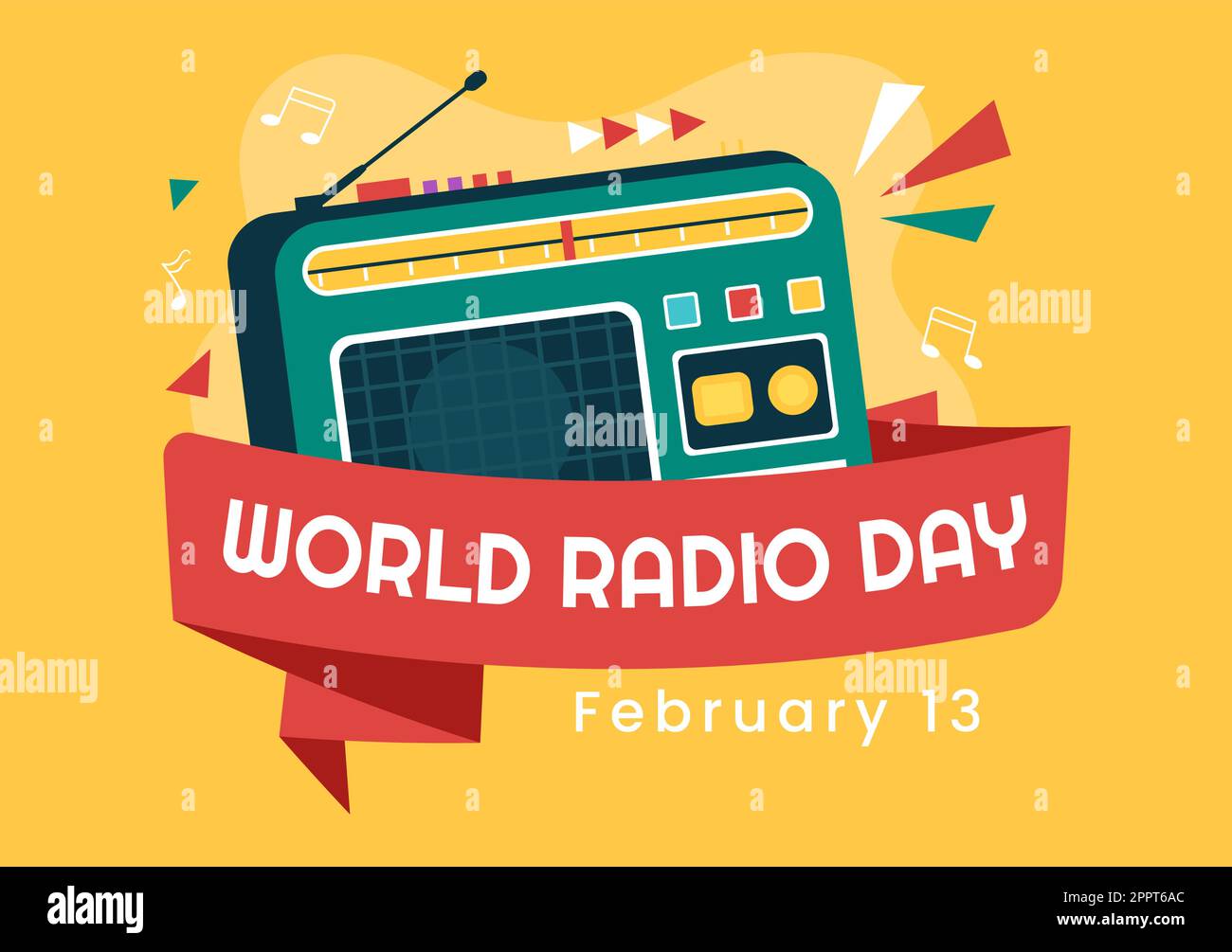 World Radio Day on February 13 of Idea for Landing Page Template ...