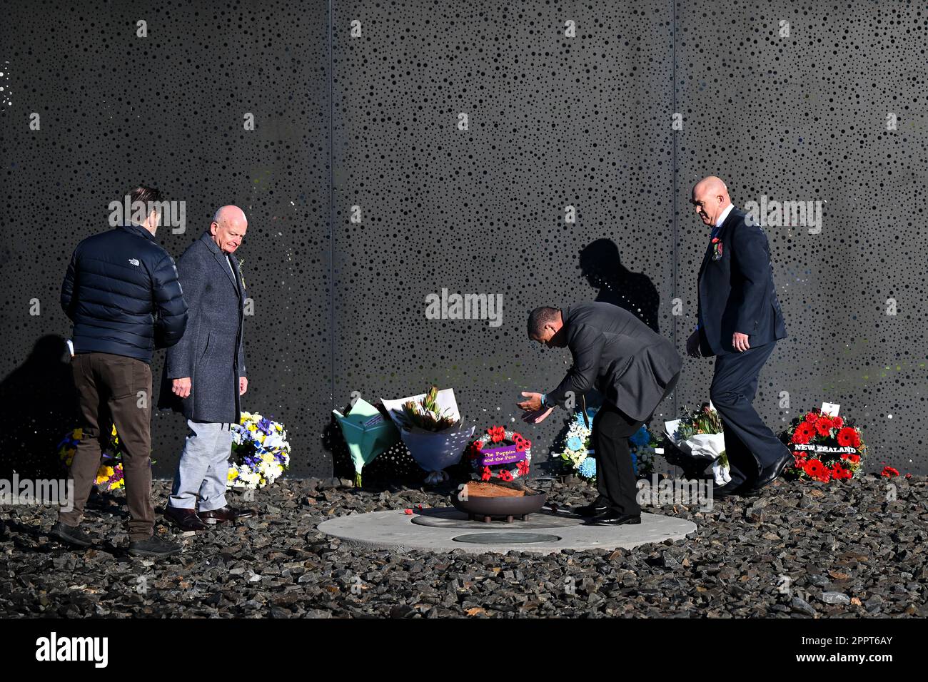 People pay respect at the Aboriginal and Torres Strait Islander ...