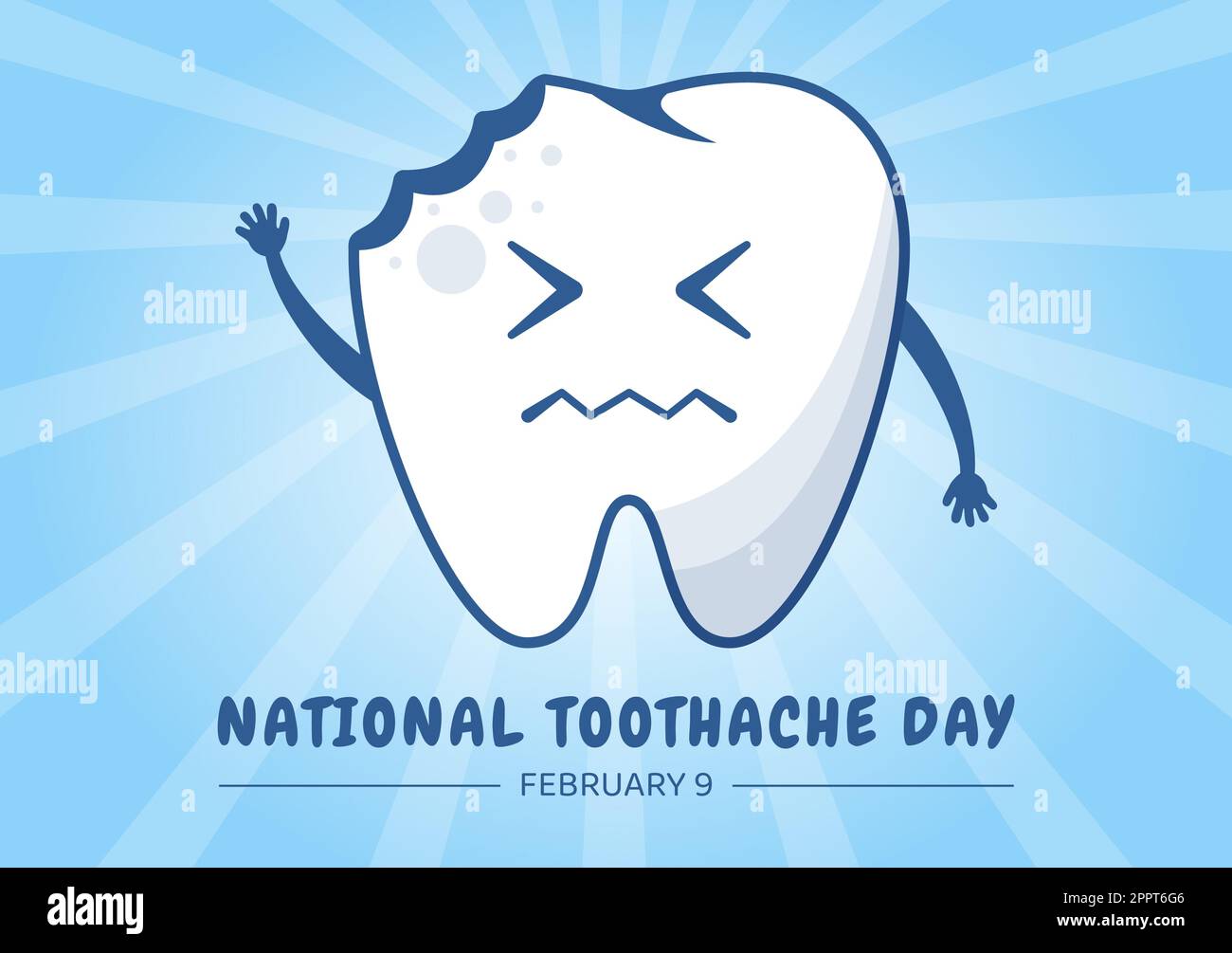 National Toothache Day on February 9 with Teeth for Dental Hygiene so ...