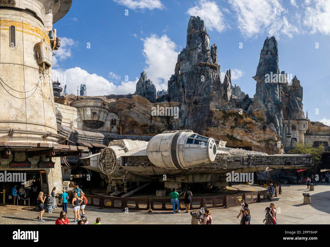 The amazing Millennium Falcon Stock Photo - Alamy