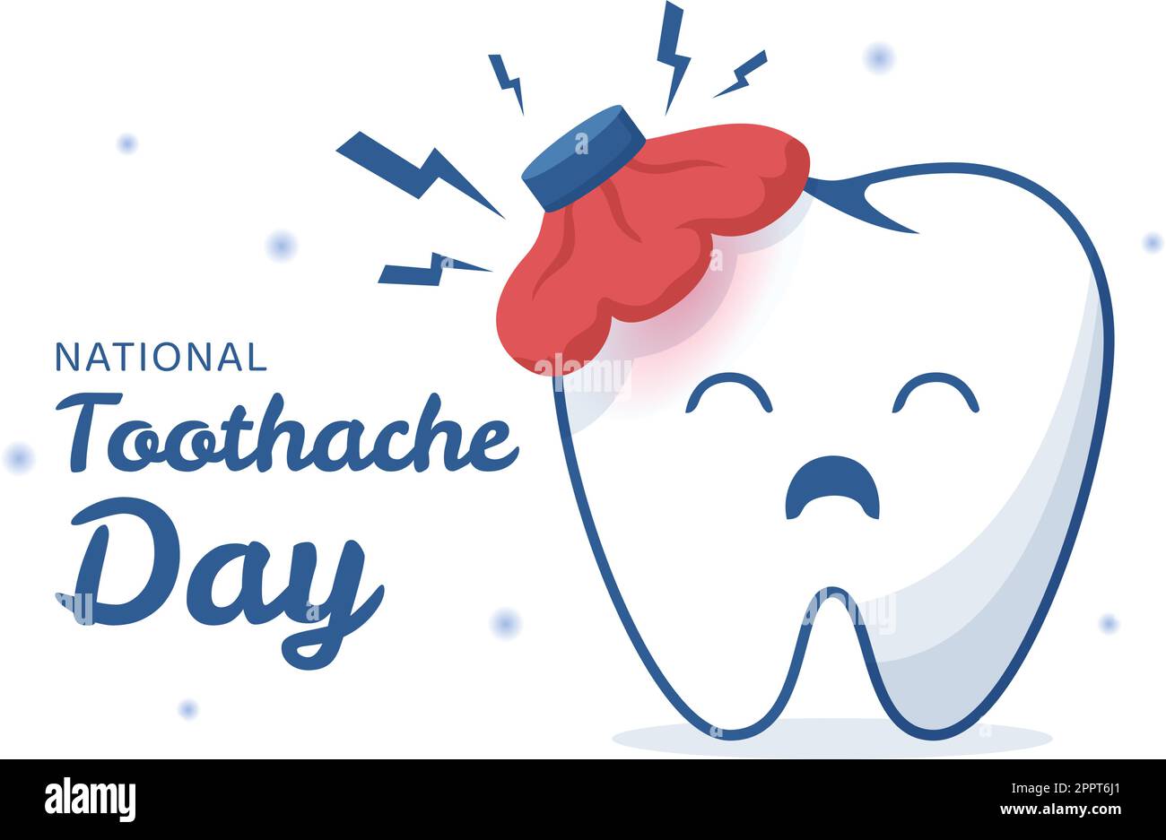 National Toothache Day on February 9 with Teeth for Dental Hygiene so ...