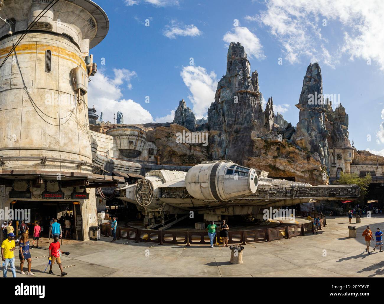 The amazing Millennium Falcon Stock Photo - Alamy