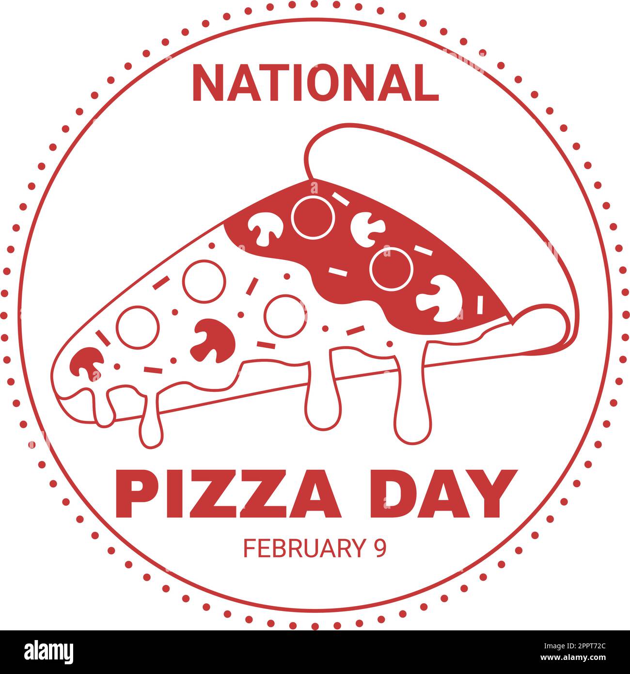 National Pizza Day on Celebration February 9 by Consuming Various Slice ...