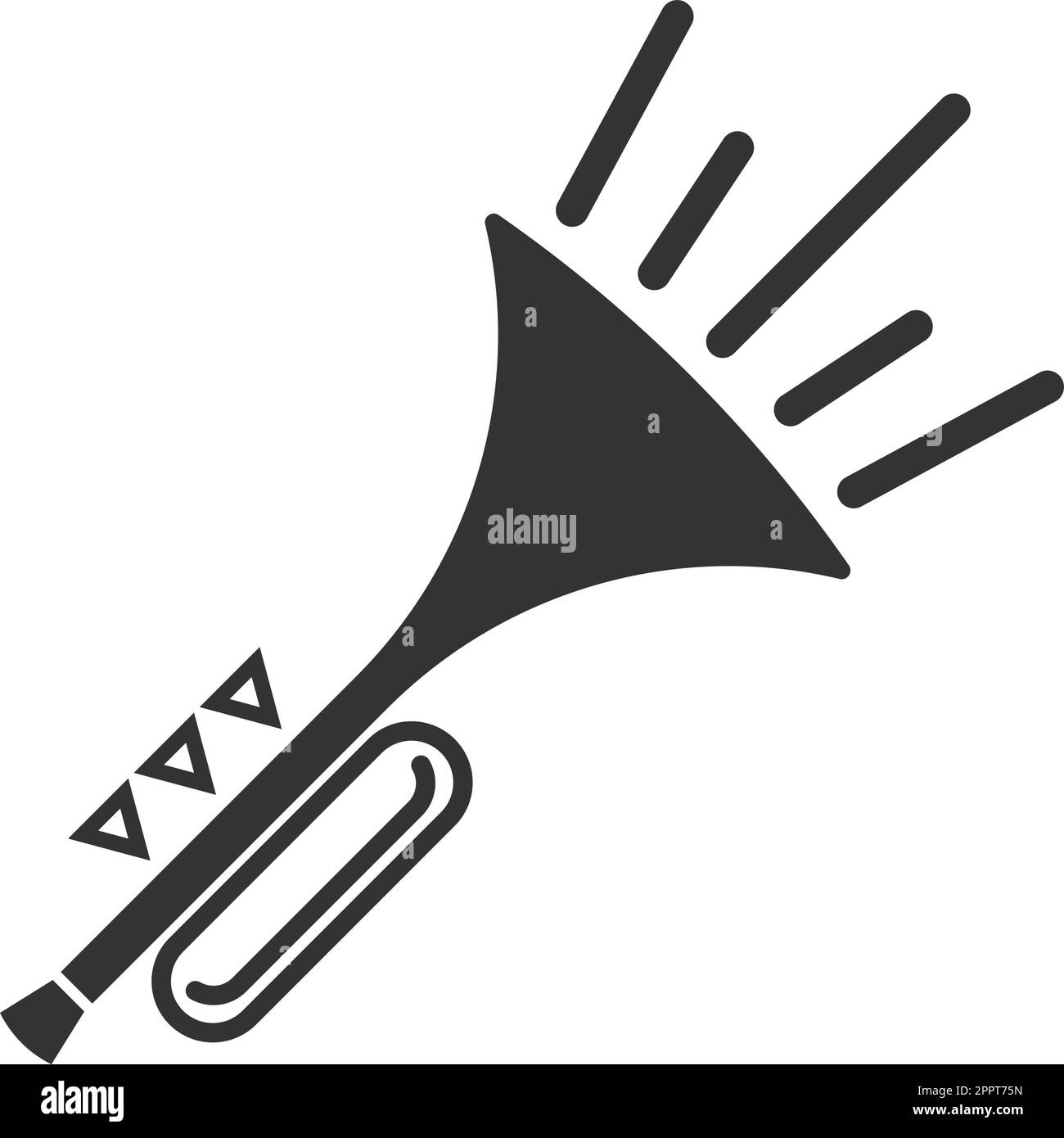 Trumpet logo icon design Stock Vector Image & Art - Alamy