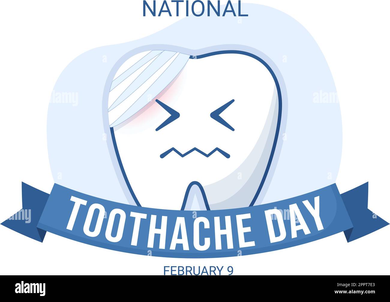 National Toothache Day on February 9 with Teeth for Dental Hygiene so ...