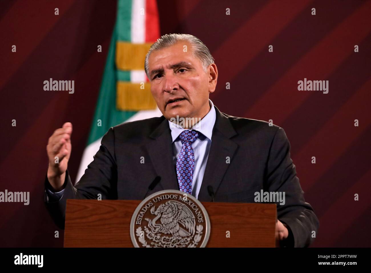 Non Exclusive: April 24, 2023, Mexico City, Mexico: The Secretary of ...