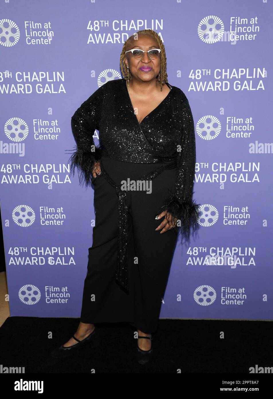 Lisa Cortés attends the 48th Chaplin Award gala at Alice Tully Hall on ...