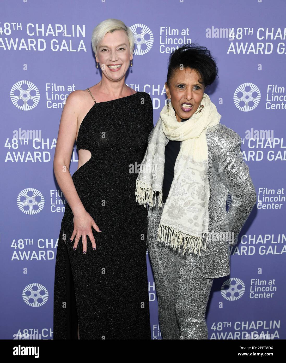 Jordana Leigh, left, and Nona Hendryx attend the 48th Chaplin Award ...