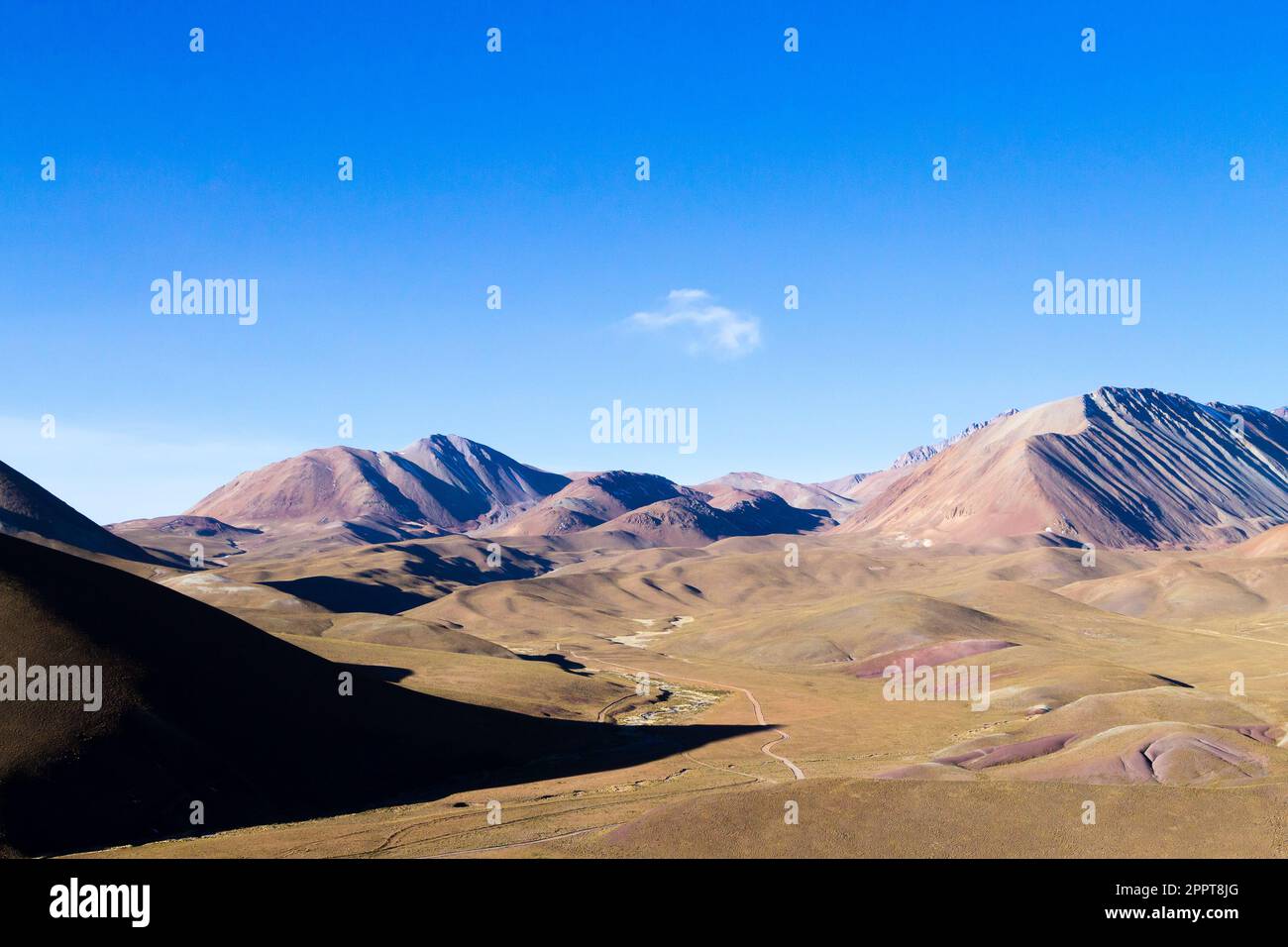 Bolivian mountains landscape,Bolivia.Andean plateau view Stock Photo ...