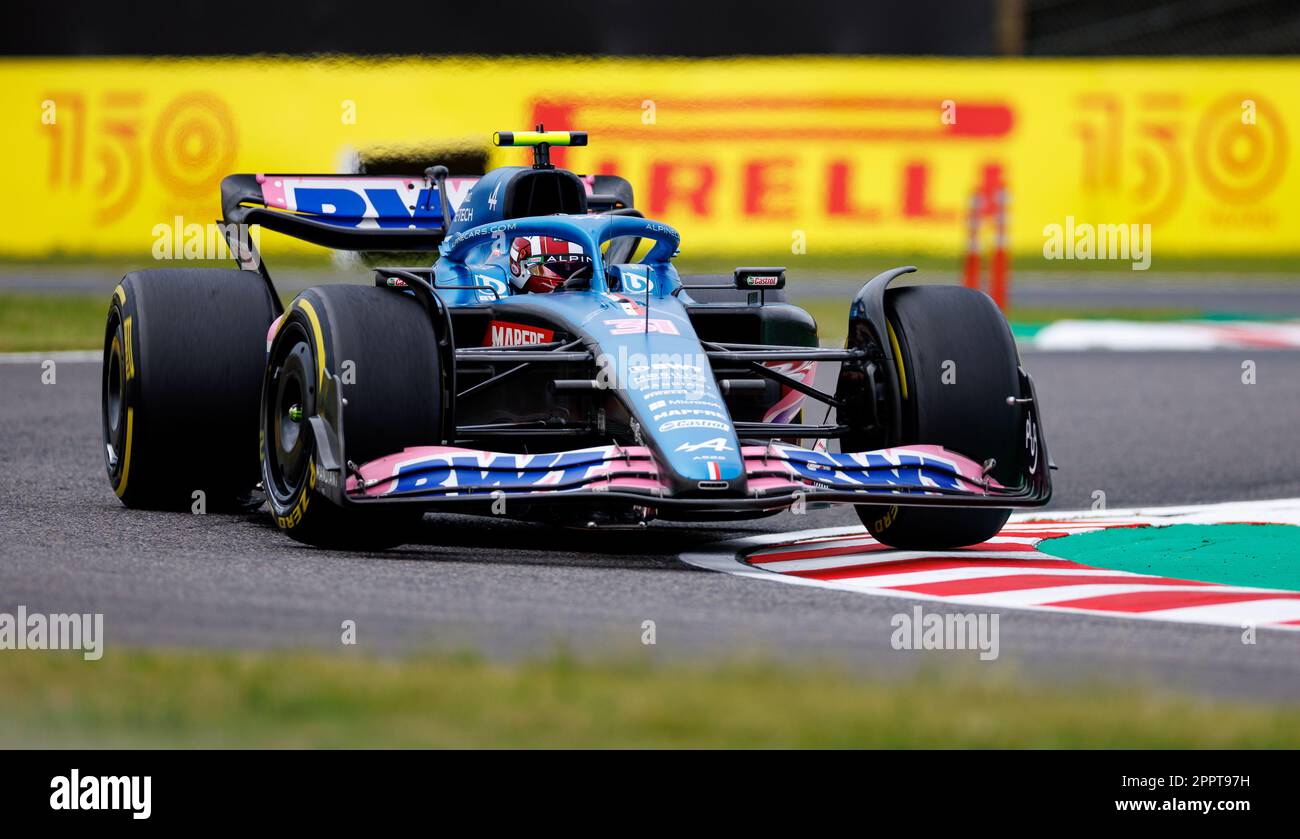 SUZUKA, JAPAN, Suzuka Circuit, 8. October: Esteban Ocon (FRA) of team ...