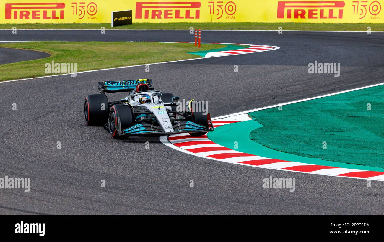 SUZUKA, JAPAN, Suzuka Circuit, 8. October: Lewis Hamilton (GBR) of team ...
