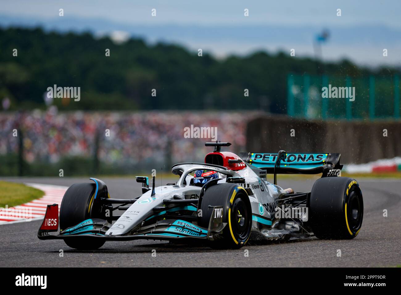 SUZUKA, JAPAN, Suzuka Circuit, 8. October: George Russell (GBR) of team ...