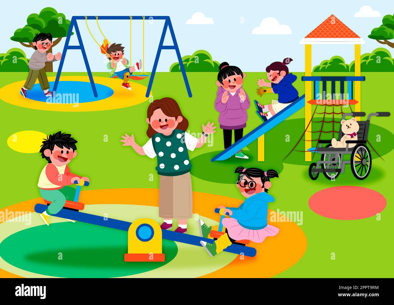 welfare policy for disabled children Stock Photo - Alamy