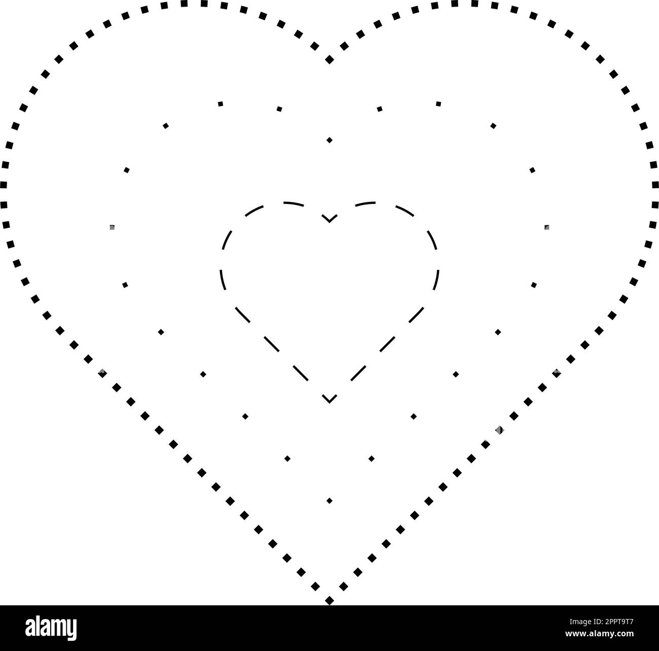 School Kid Clipart Black And White Heart
