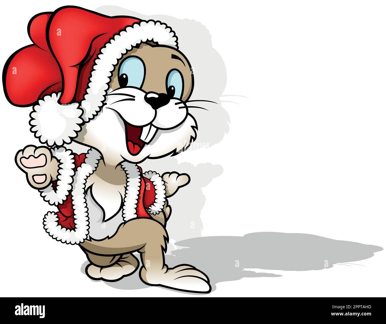 Adorable bunny in santa Cut Out Stock Images & Pictures - Alamy