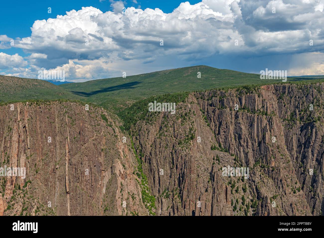 Black canyon of the Gunnison national park, Colorado, USA Stock Photo ...