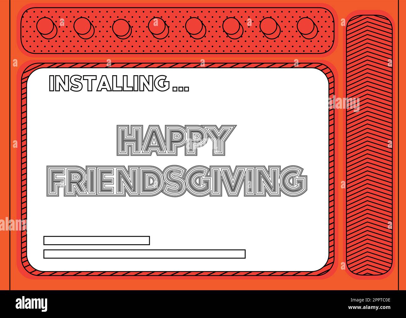 Friendsgiving Stock Vector Images - Alamy