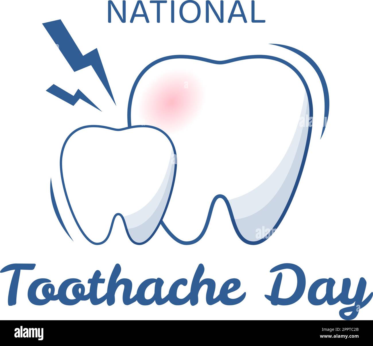 National Toothache Day on February 9 with Teeth for Dental Hygiene so ...