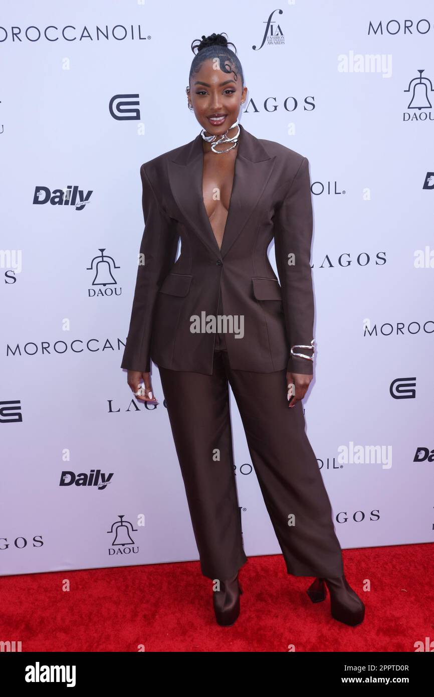 Olay Noel attends Daily Front Row's 7th annual Fashion Los Angeles ...