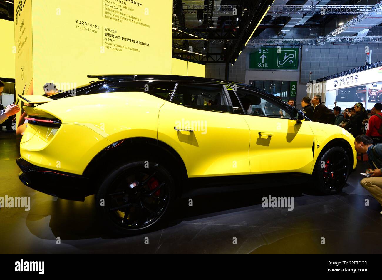 SHANGHAI, CHINA - APRIL 21, 2023 - The LOTUS Eletre, the world's first ...