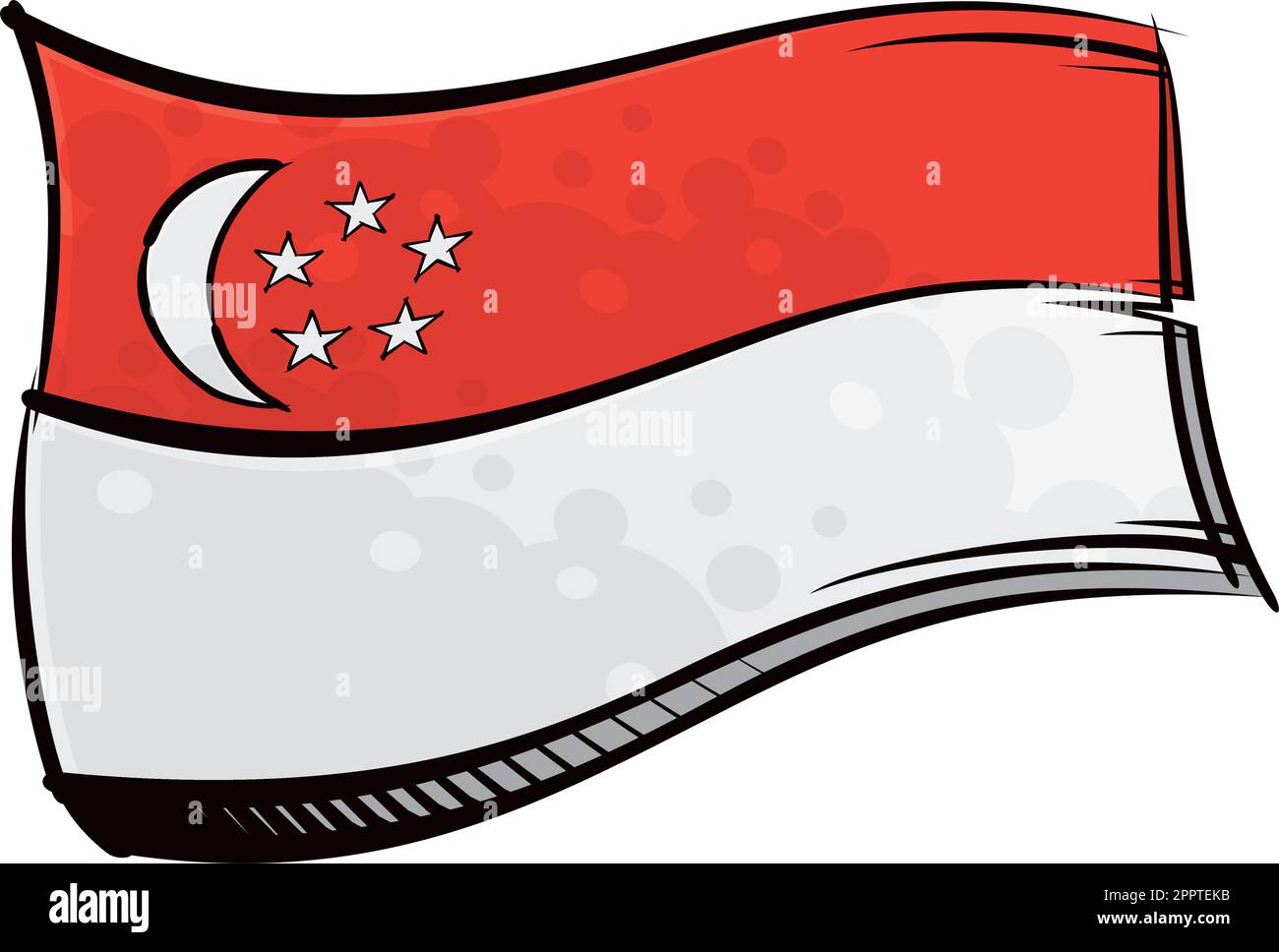 Animated Singapore Flag