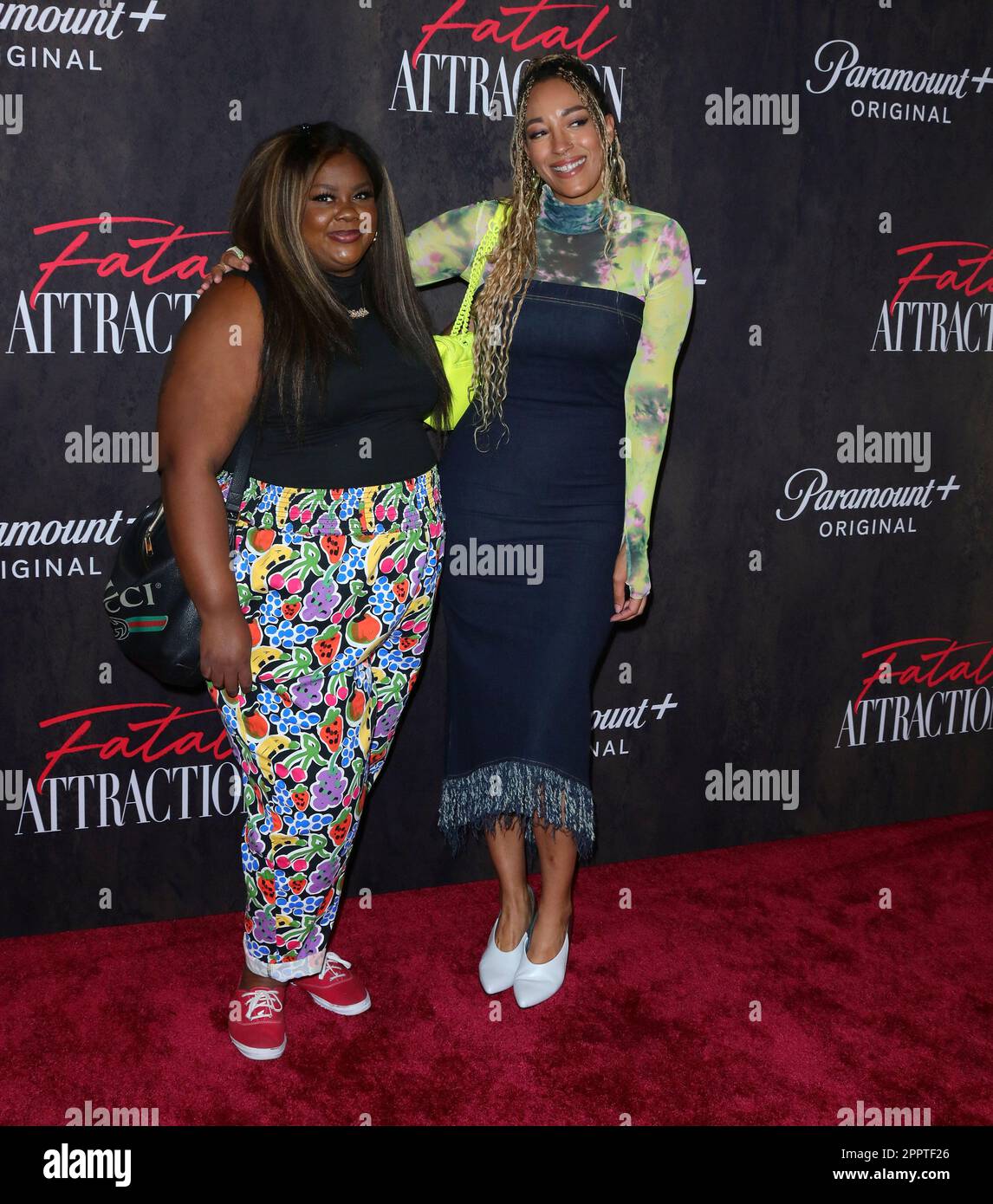 West Hollywood, USA. 24th Apr, 2023. Tawny Newsome, Nicole Byer arrives ...