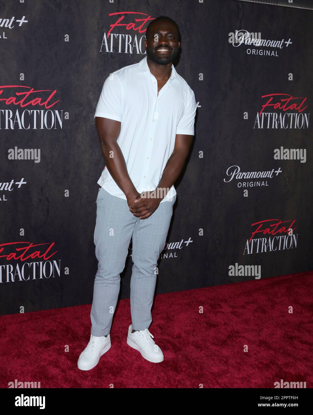 West Hollywood, USA. 24th Apr, 2023. Kojo Sarfo arrives at The Los Angeles Premiere of Fatal ...