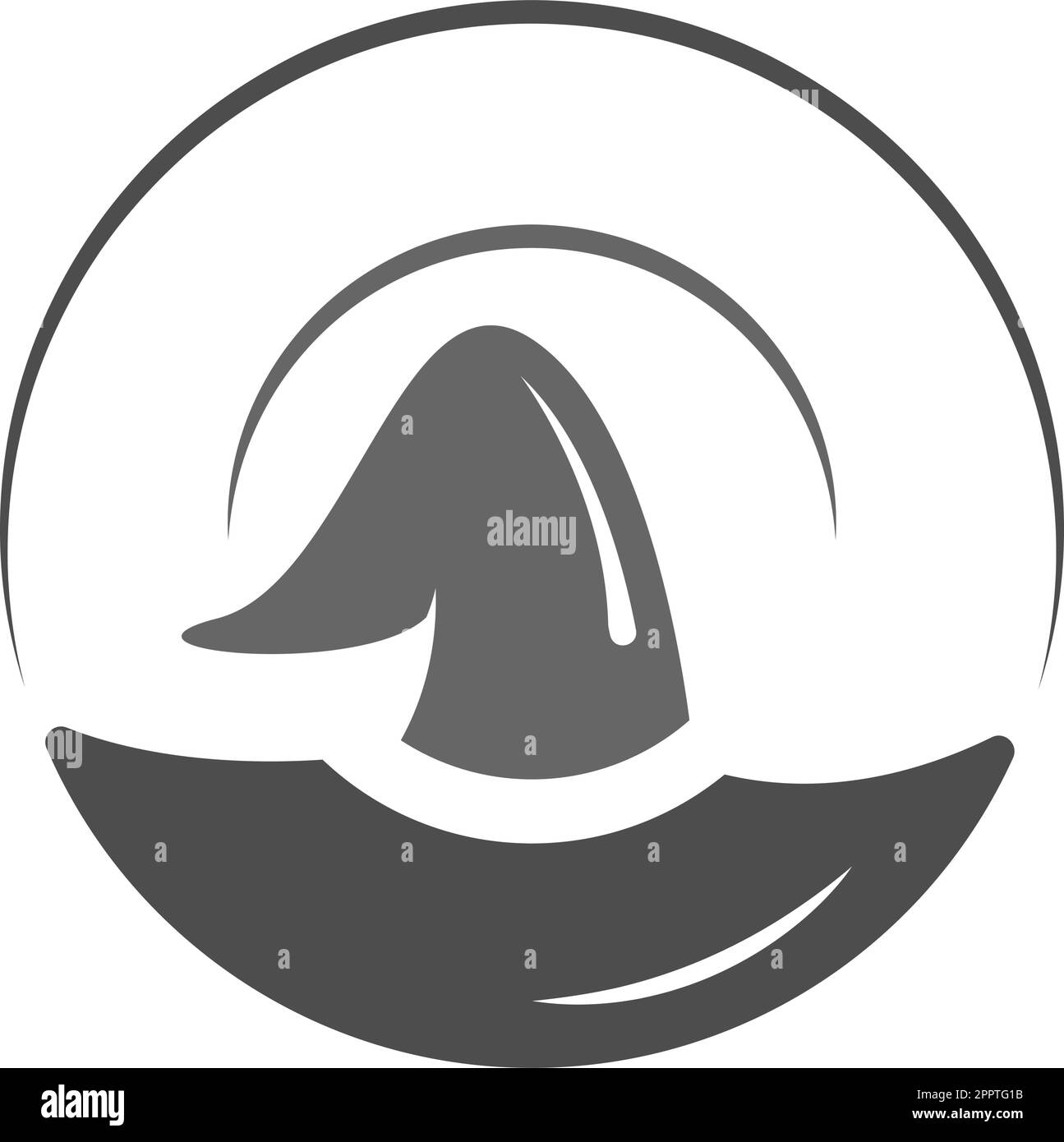 Witch, witch hat logo icon design Stock Vector Image & Art - Alamy