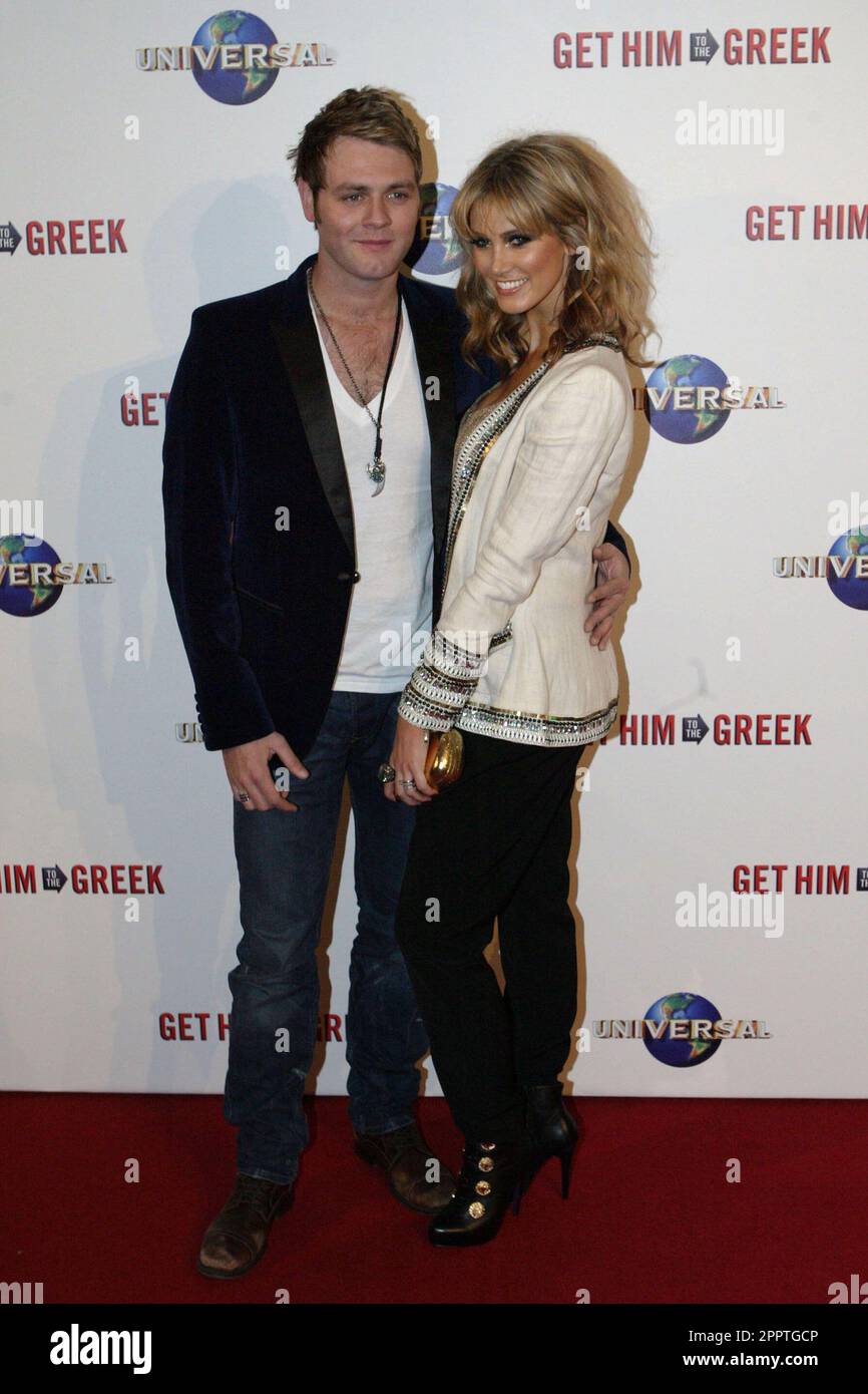 Brian McFadden and Delta Goodrem The premiere of 'Get Him to the Greek ...