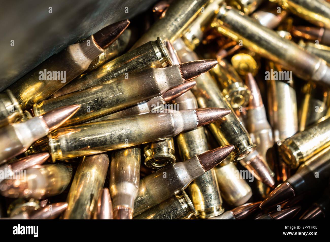 Rottweil, Germany. 24th Apr, 2023. Cartridges in .223 Remington caliber ...