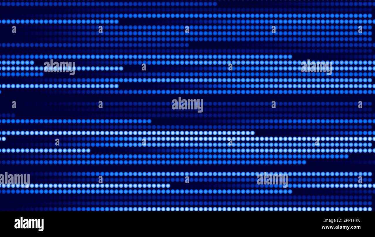Abstract LED light strips. Blue neon line digital line pattern ...