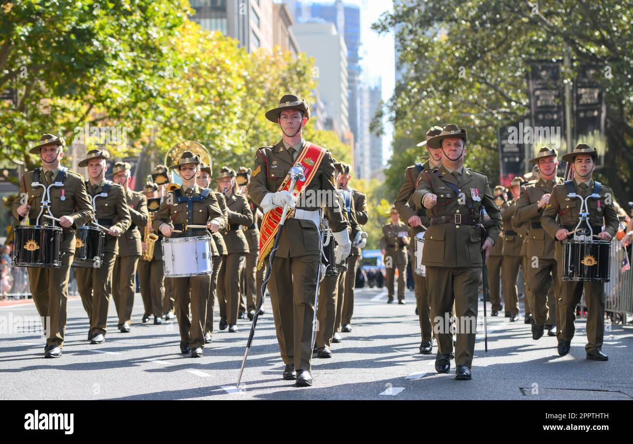 Sydney, Australia. 25th Apr, 2023. ANZAC Day parade on April 25, 2023 ...