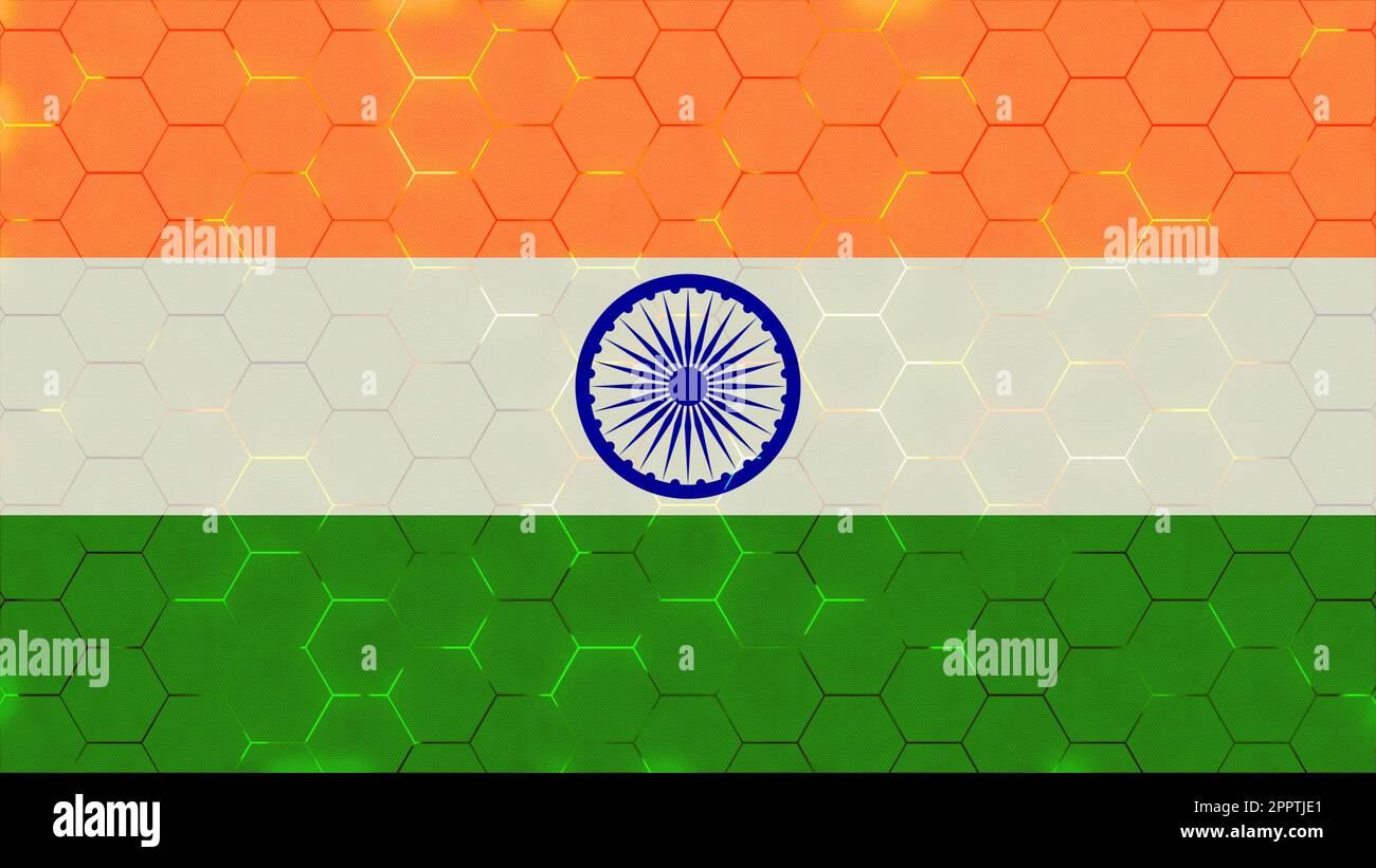 India flag colours hi-res stock photography and images - Alamy