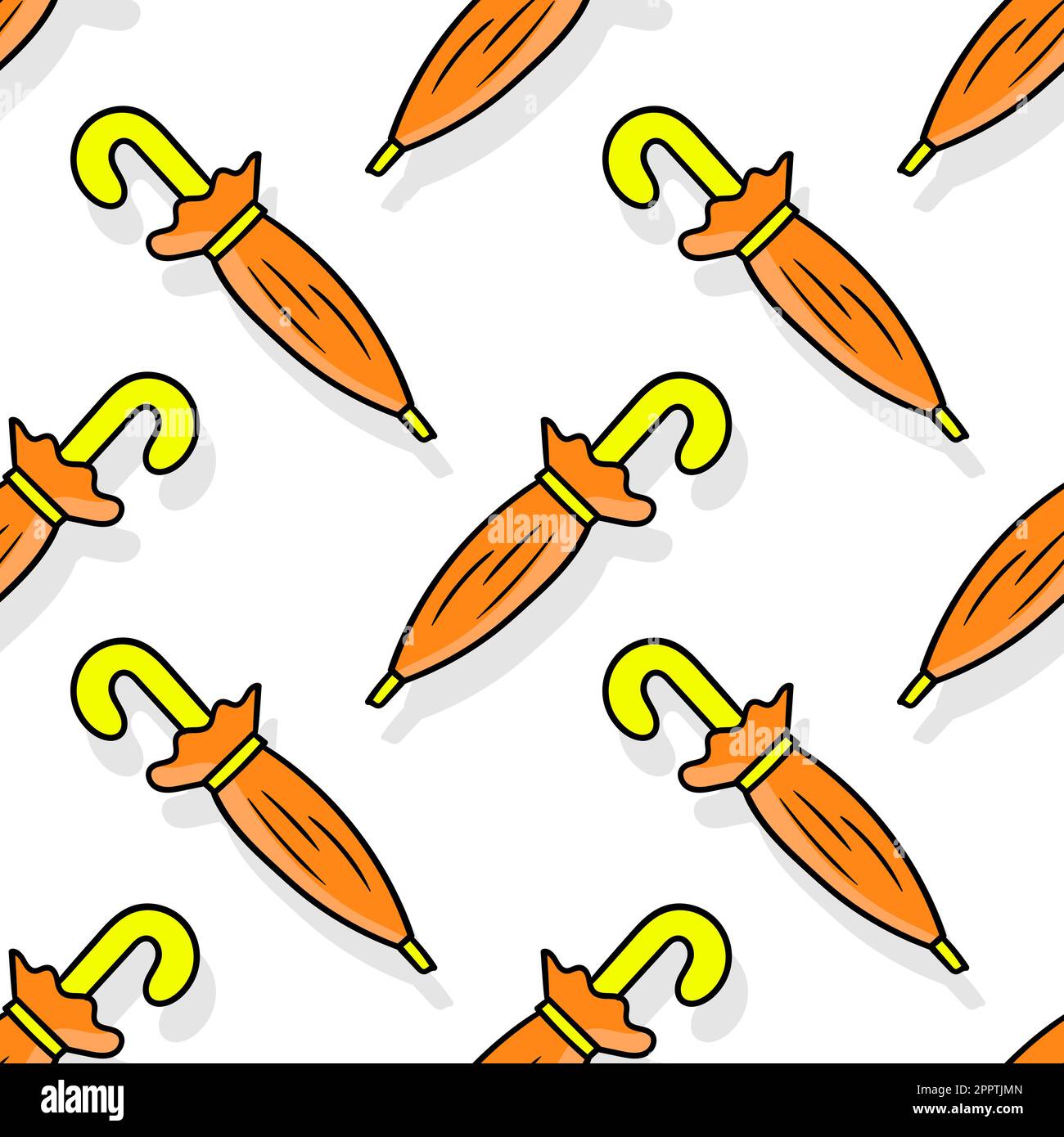 rain umbrella seamless pattern textile print. repeat pattern background ...