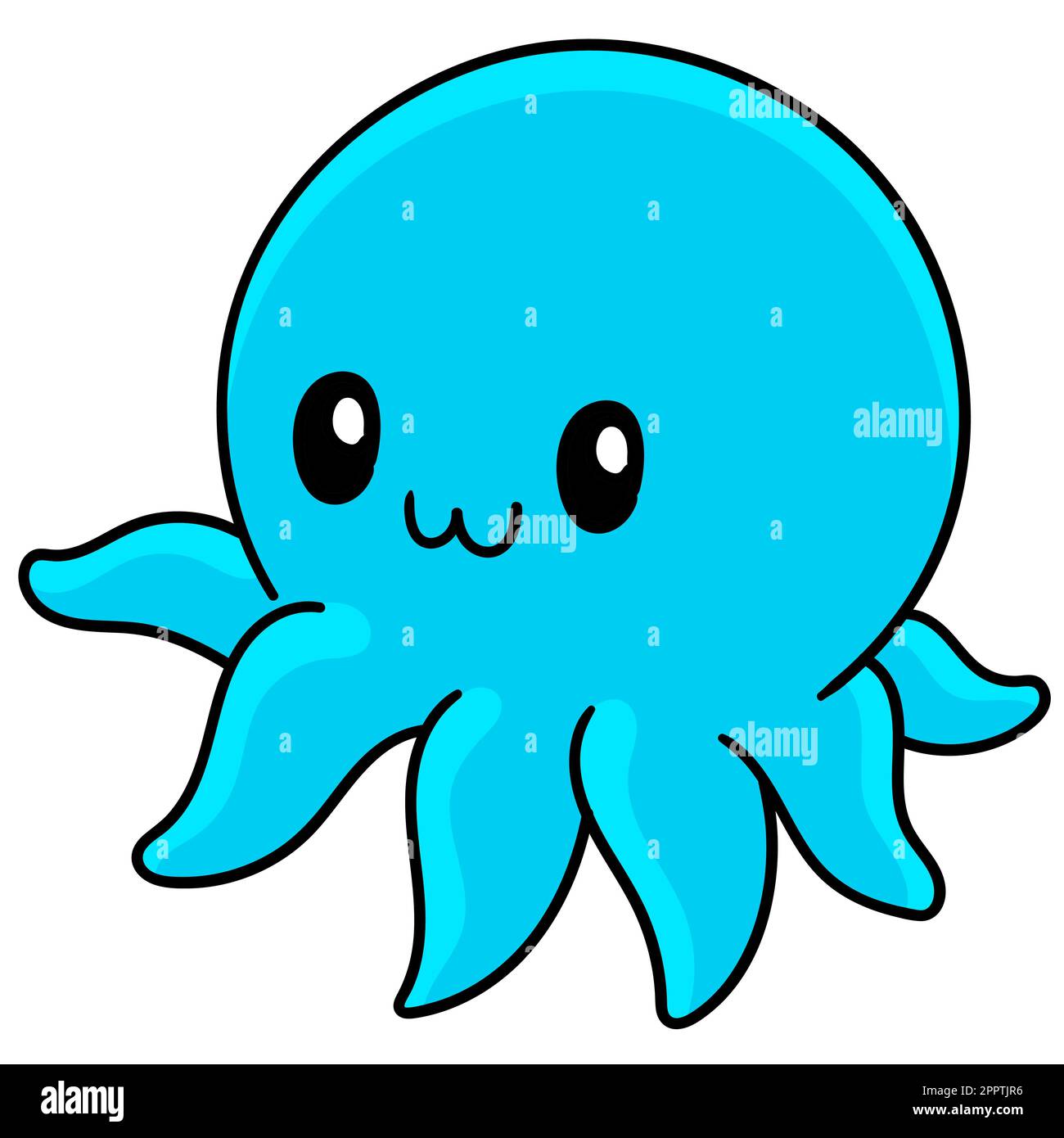 Cute Cartoon Octopus