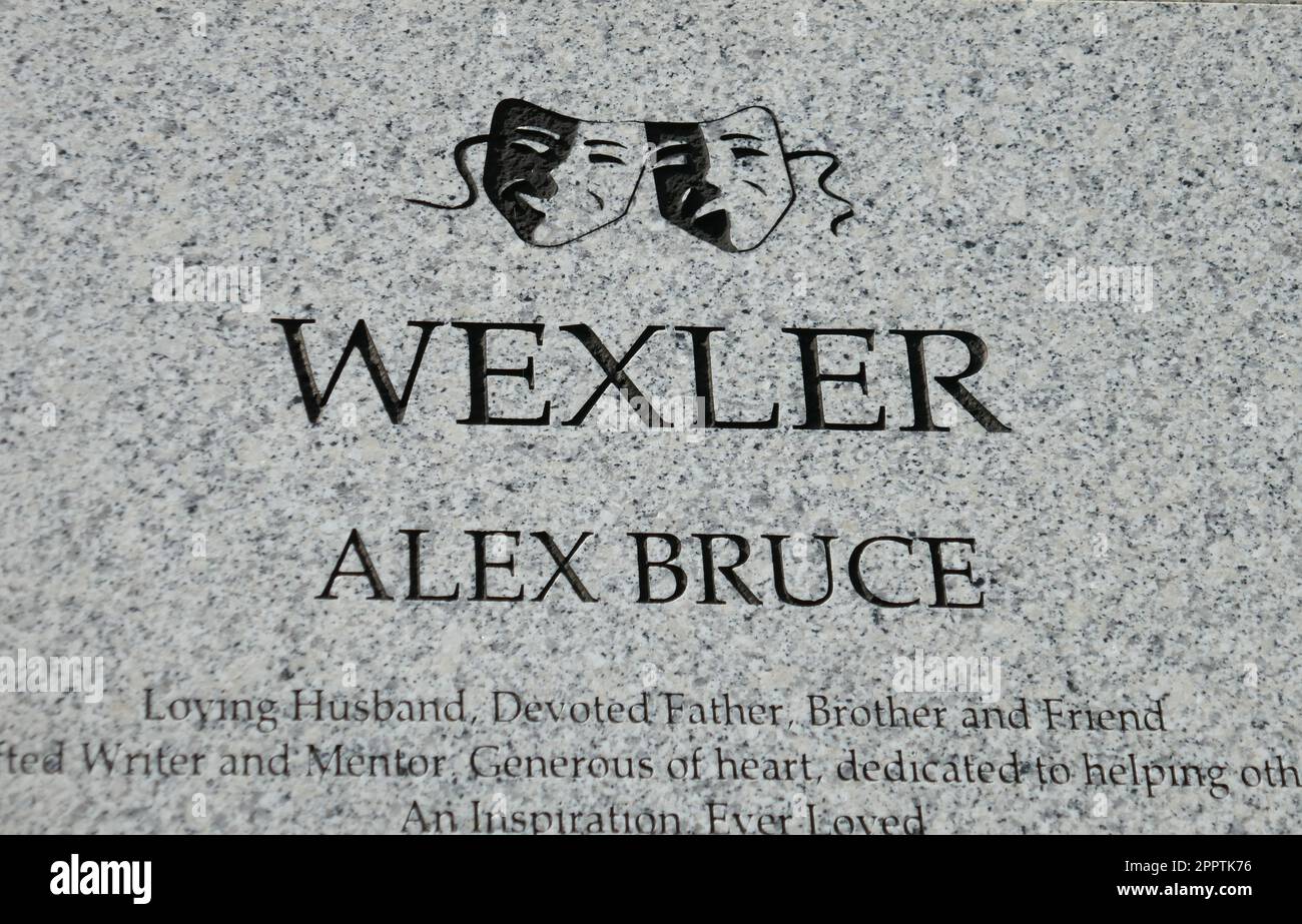 Los Angeles, California, USA 20th April 2023 Alex Bruce Wexler Grave at ...