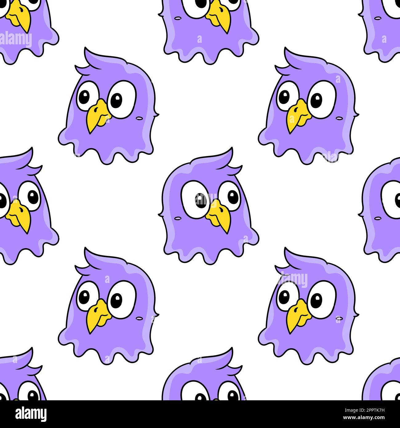 eagle head bird seamless pattern textile print. repeat pattern ...