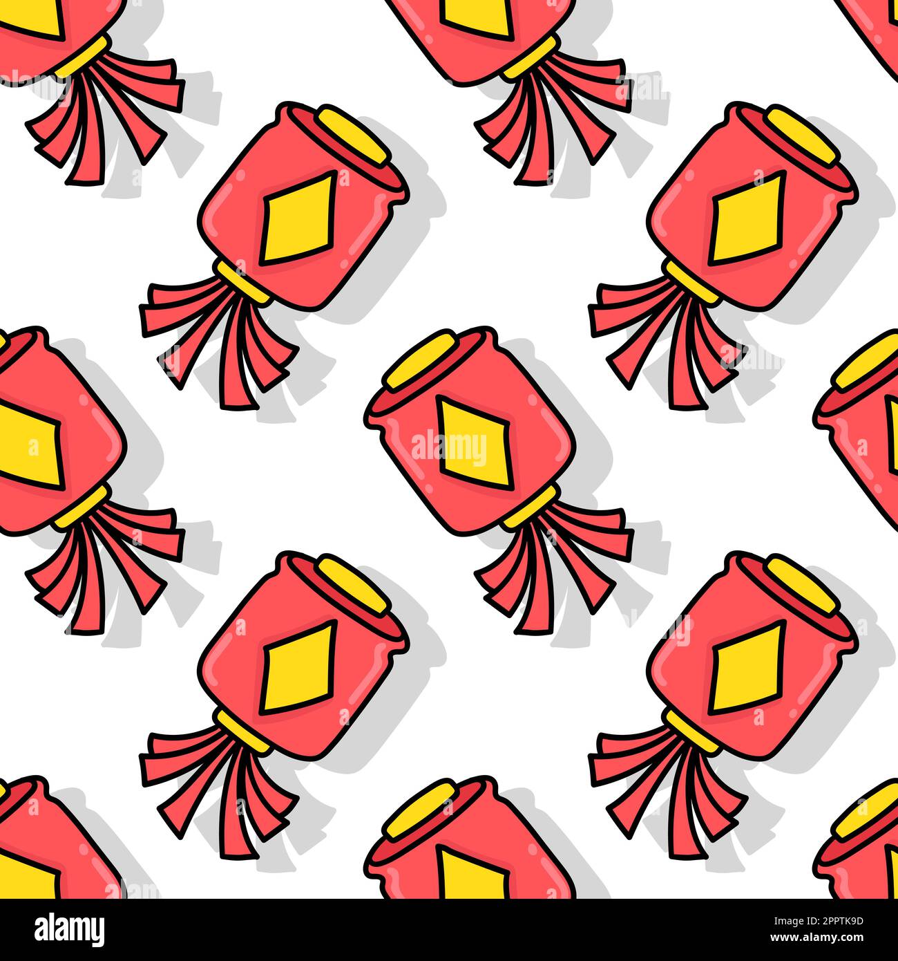 chinese new year lantern seamless textile print. repeat pattern ...