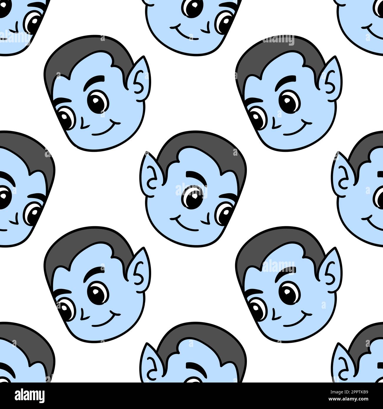 smile dracula seamless pattern textile print. repeat pattern background ...