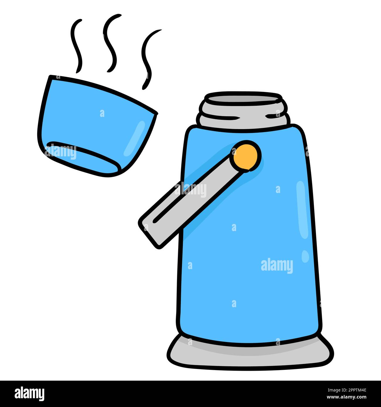 hot water flask. doodle icon drawing Stock Vector Image & Art - Alamy