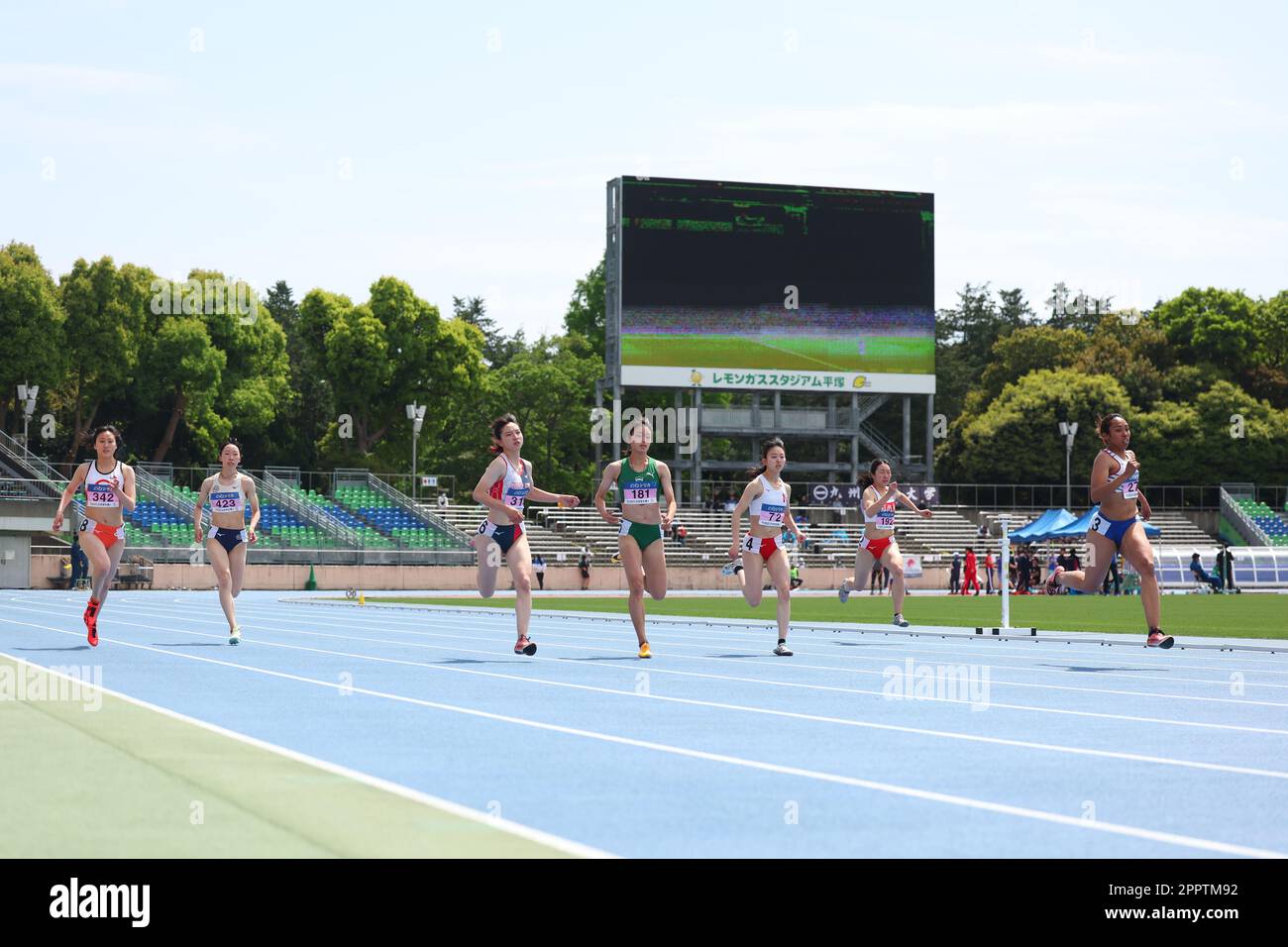 Lemon Gas Stadium Hiratsuka, Kanagawa, Japan. 23rd Apr, 2023. General ...