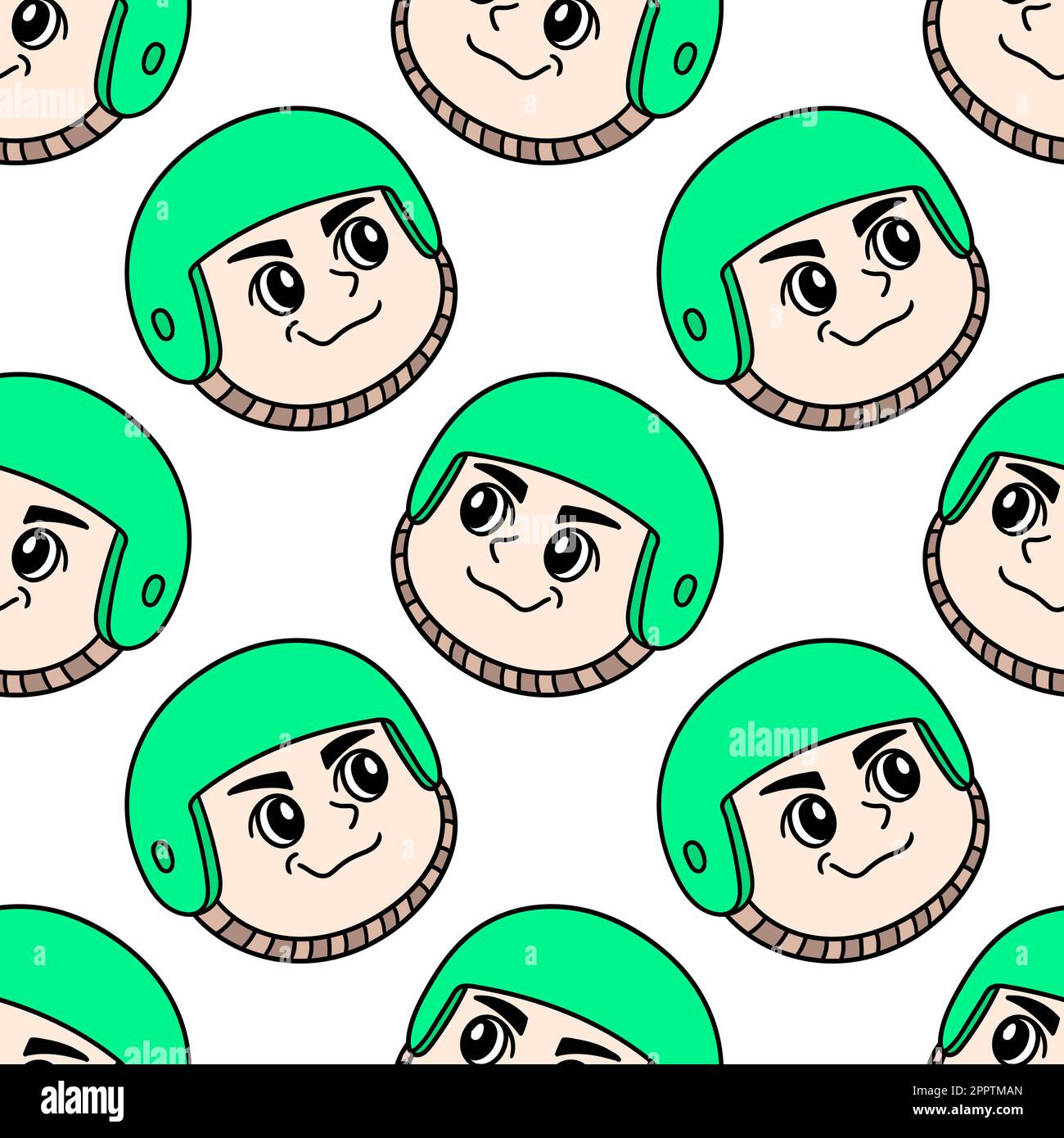 man soldier seamless pattern textile print. repeat pattern background ...